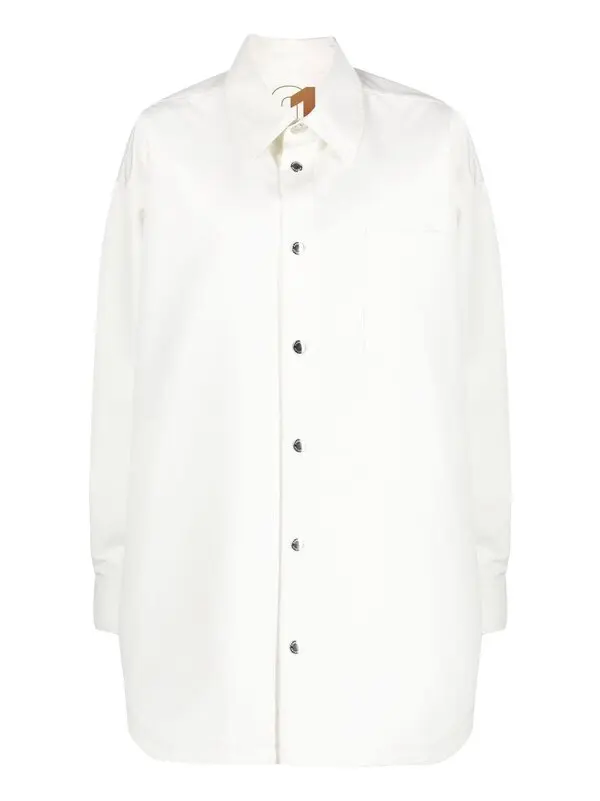 Khrisjoy Oversize Boyfriend Shirt - White