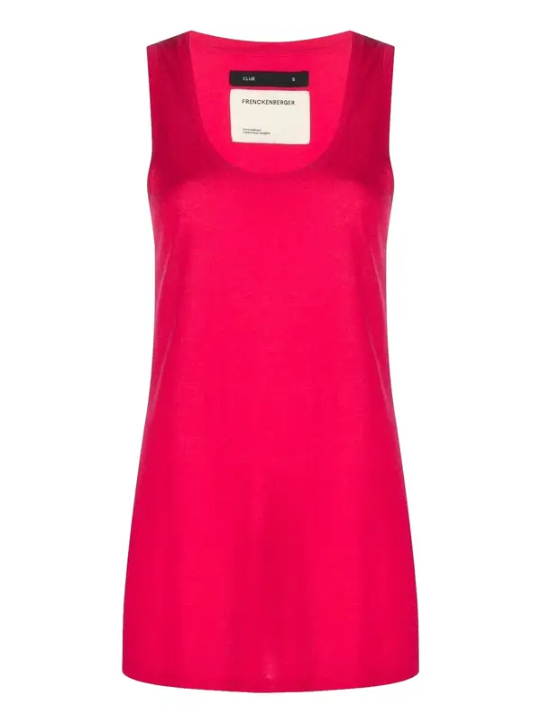 Frenckenberger Scoop Neck Tank - Pink