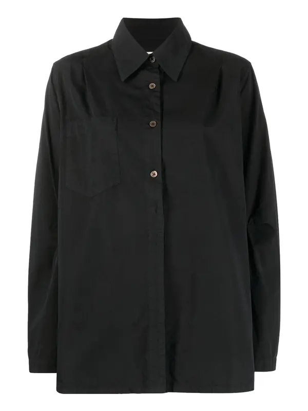 Our Legacy Oversized Long-sleeve Shirt - Black