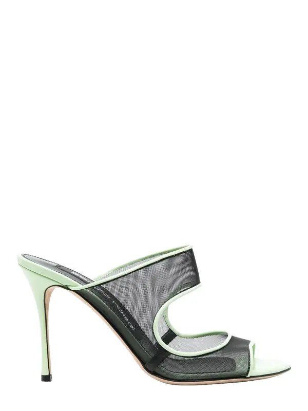 SERGIO ROSSI 90mm Open-toe Sandals - Black