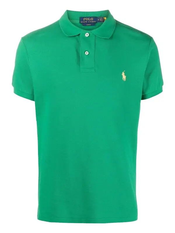 Polo Ralph Lauren Polo Pony Slim Fit Polo Shirt - Green