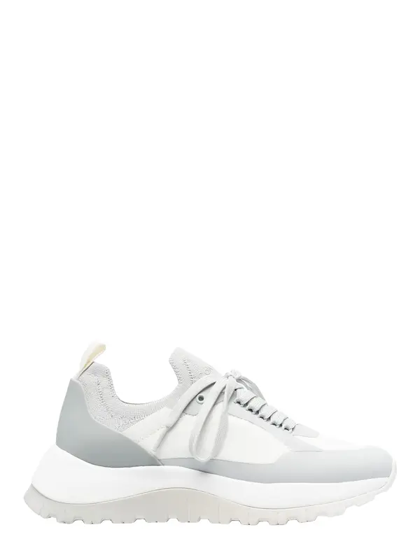 Calvin Klein Panelled Low-top Sneakers - Grey