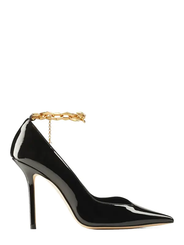 JIMMY CHOO Diamond Talura 100mm Pumps - Black