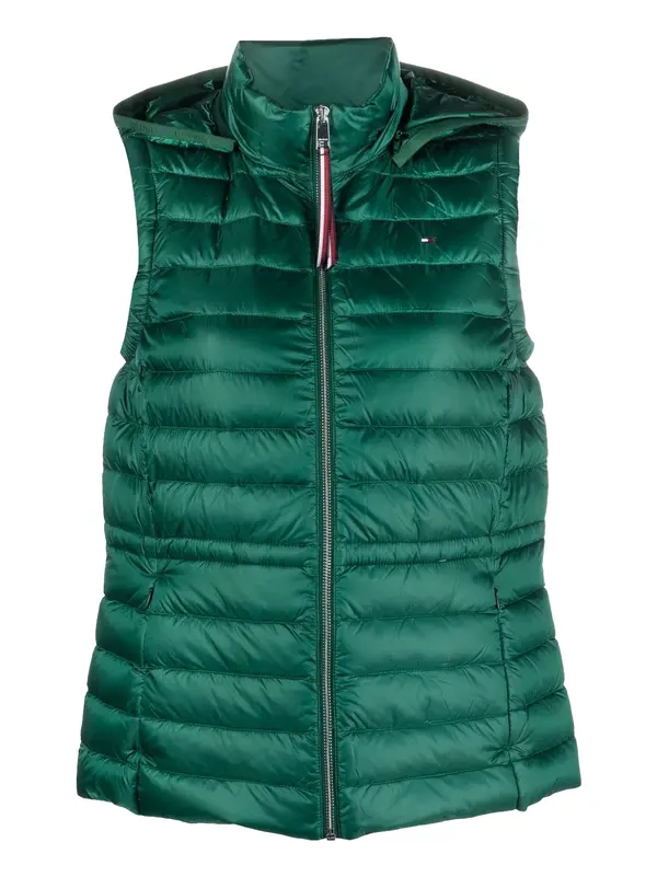 Tommy Hilfiger Zip-up Padded Gilet - Green