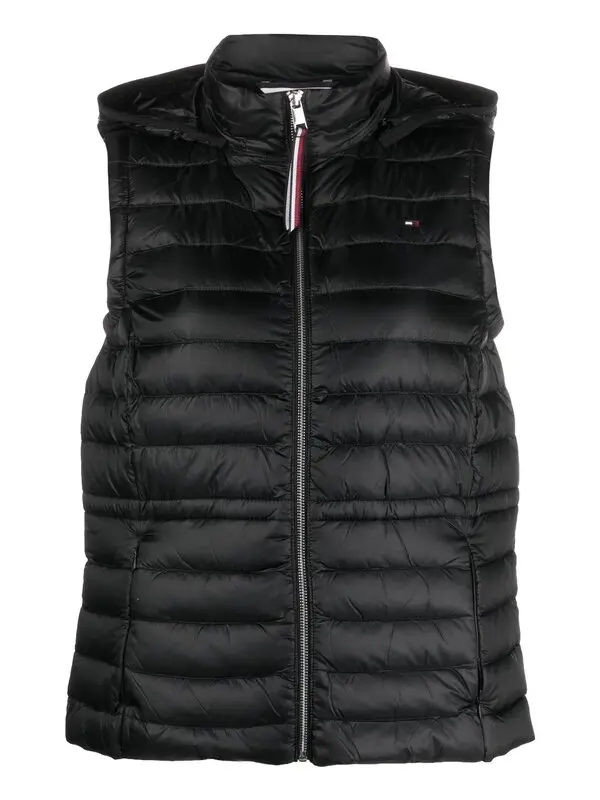 Tommy Hilfiger Zip-up Gilet - Black