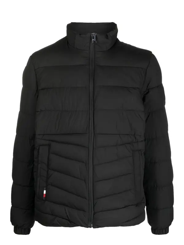 Tommy Hilfiger Zip-up Quilted Jacket - Black