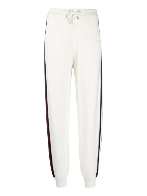 Tommy Hilfiger Side-stripe Track Pants - White