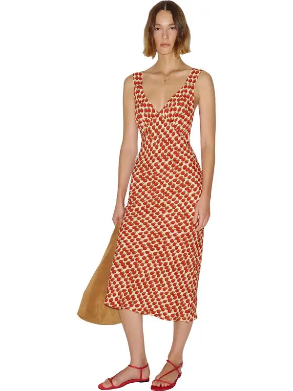 REFORMATION Beauden Dress - Red