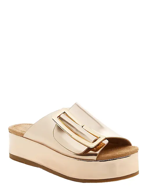 KELSI DAGGER BROOKLYN Dover Platform Sandals - Gold