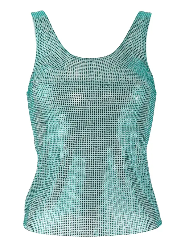 Giuseppe Di Morabito Rhinestone-embellished Tank Top - Blue