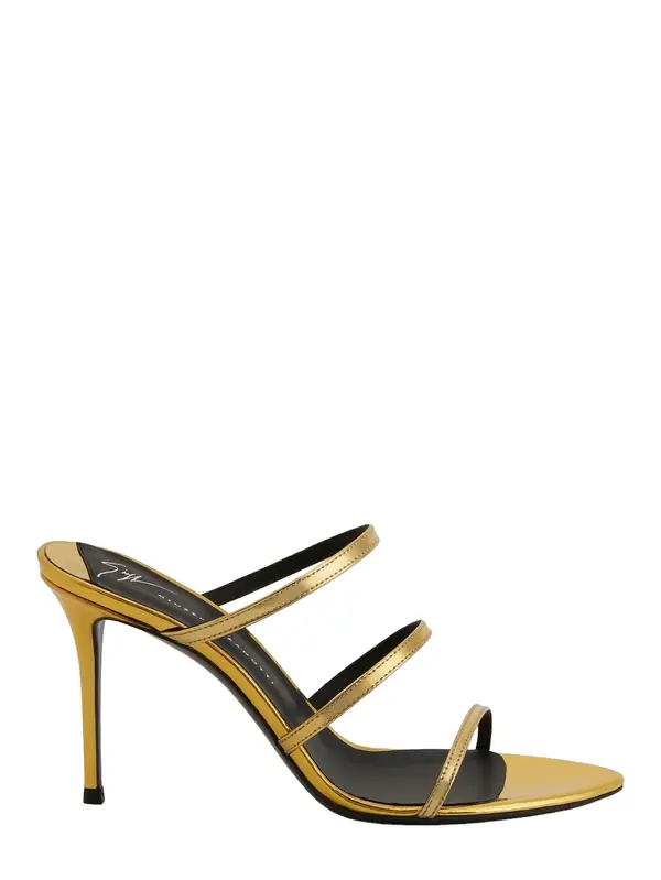 GIUSEPPE ZANOTTI 105mm Alimha Sandals - Gold