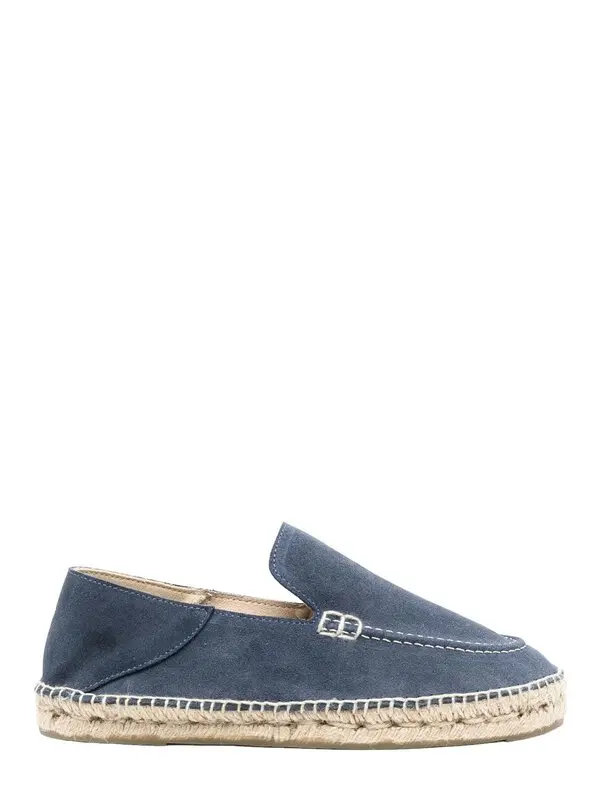 Manebí Hamptons Traveler Suede Espadrilles - Blue