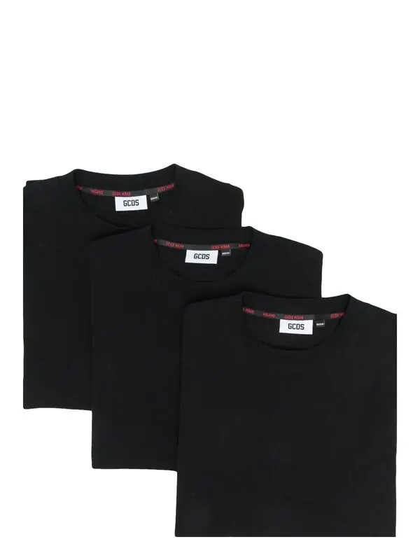 Gcds Solid Colour T-shirt - Black
