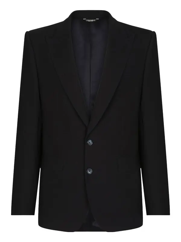 Dolce & Gabbana Sicilia-fit Single-breasted Suit - Black
