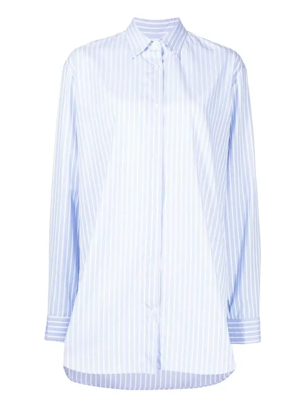 MACGRAW Critic Striped Shirt - Blue