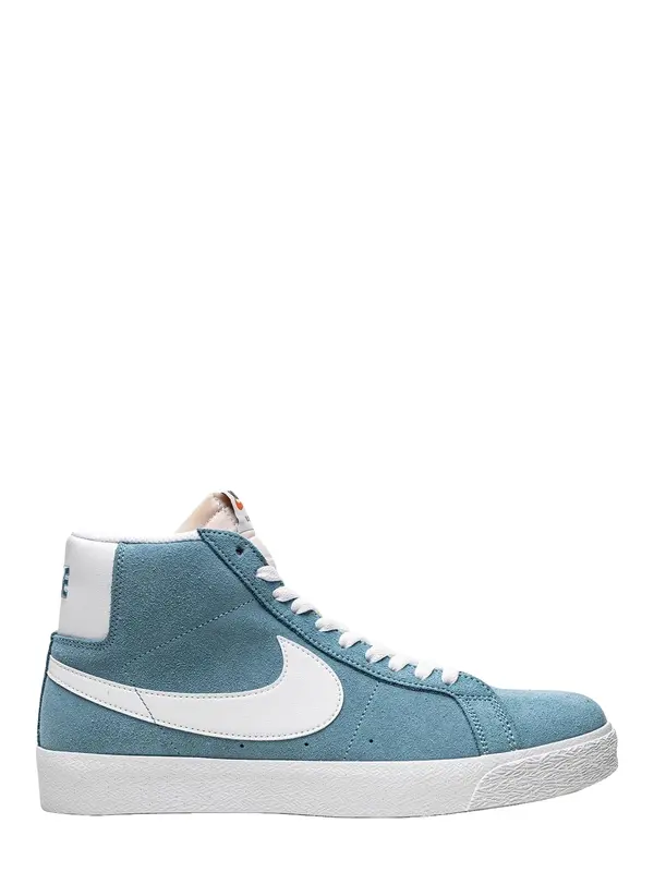 Nike Sb Zoom Blazer Mid Cerulean Sneakers - Blue