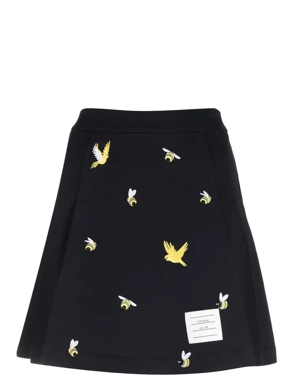 Thom Browne A-line Skirt - Blue