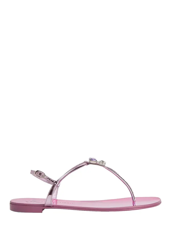 GIUSEPPE ZANOTTI Alphonsine Thong Sandals - Pink