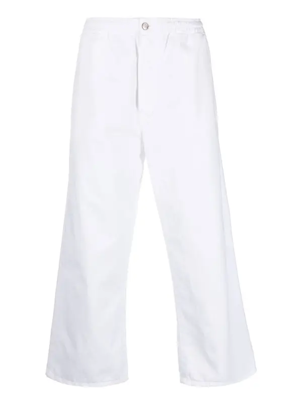SOCIETE ANONYME Kobe Elasticated Waistband Wide-leg Jeans - White