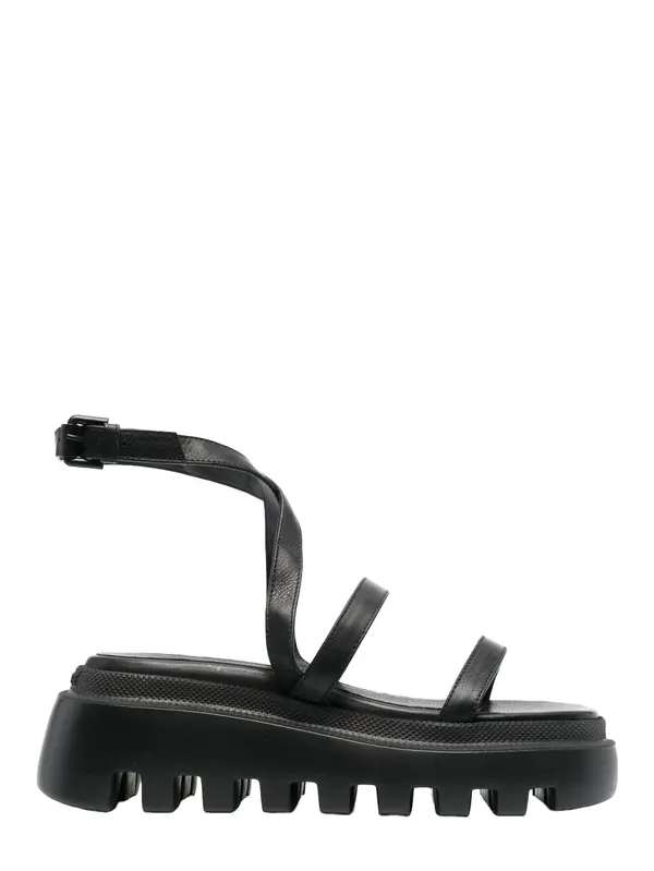 VIC MATIE Strappy Chunky-sole Sandals - Black