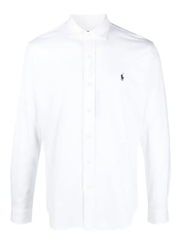 Polo Ralph Lauren Embroidered Polo-pony Shirt - White