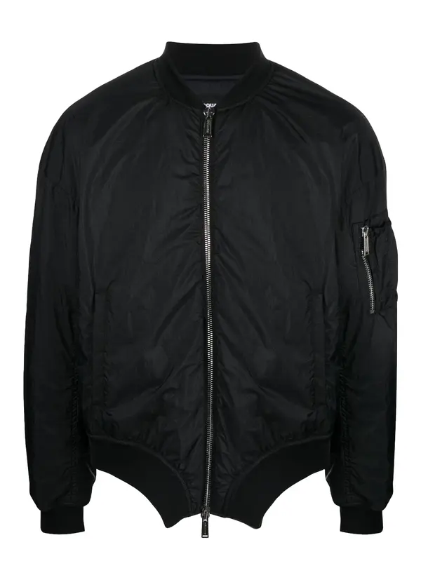 Dsquared2 Logo-print Bomber Jacket - Black