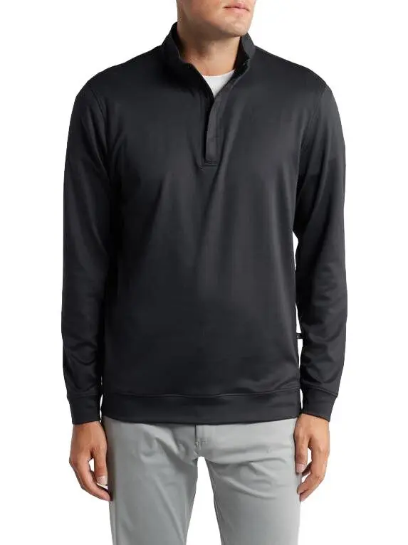 SWANNIES Mckinnon Quarter Zip Pullover - Black