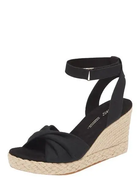 Toms Marisela Wedge Sandal - Black