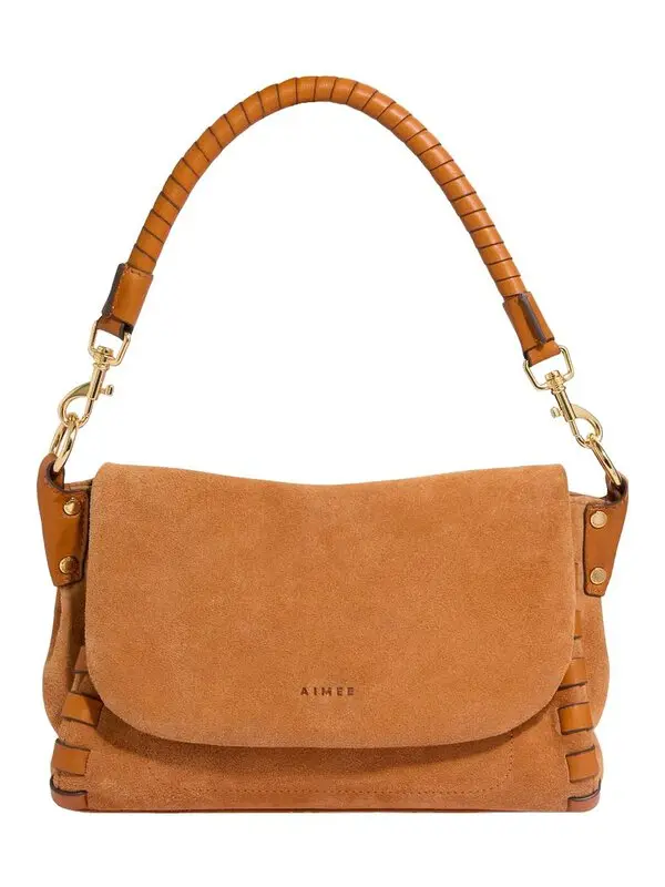 AIMEE Zen Convertible Crossbody - Rustic Caramel Suede