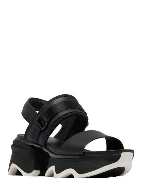 Sorel Kinetic Impact Slingback Sandal - Black/ Black