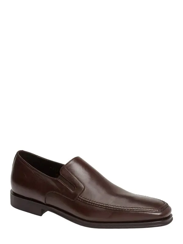 Bruno Magli Leather Loafer - Dark Brown Leather
