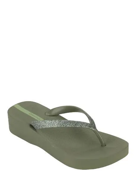 Ipanema Glitter Wedge Flip Flop - Ar594