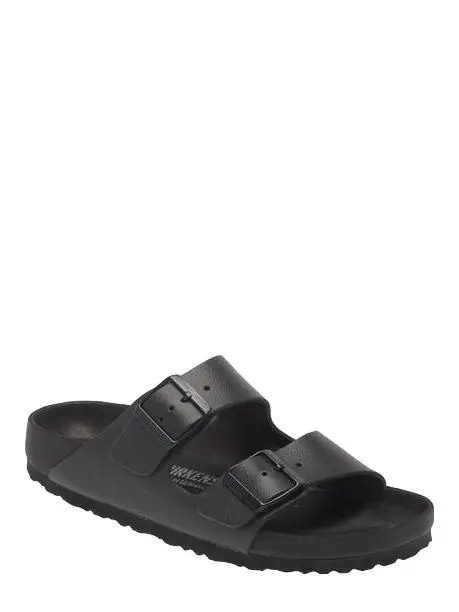 BIRKENSTOCK Arizona Leather Slide Sandal - Black