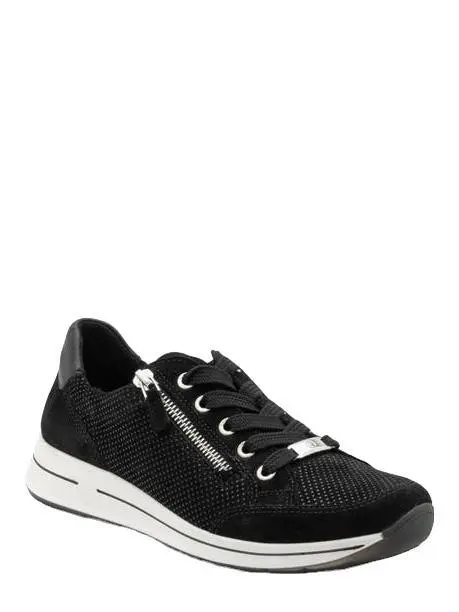 ARA Oleanna Low-wedge Sneakers - Black Puntikid