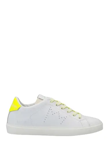 Leather Crown Low-top Leather Sneakers - White