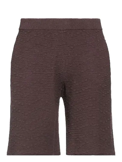 DANIELE FIESOLI Knitted Bermuda Shorts - Brown