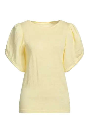 120% Lino Linen T-shirt - Yellow