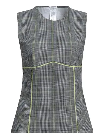 Wolford Glen Plaid Jersey Top - Black