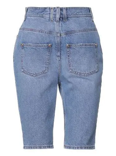 Balmain Denim Bermuda Shorts - Blue