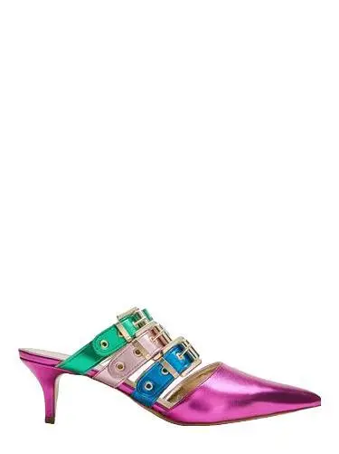 8 BY YOOX Metallic Buckle Mules - Pink