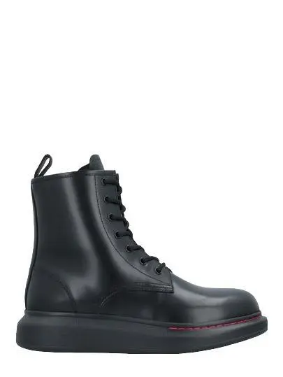 Alexander McQueen Lace-up Ankle Boots - Black