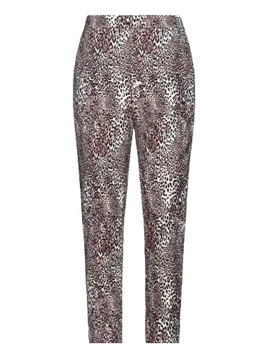 Elisabetta Franchi Leopard Print Tapered Pants - Beige