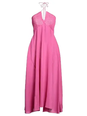 Cacharel Cotton Midi Dress - Magenta
