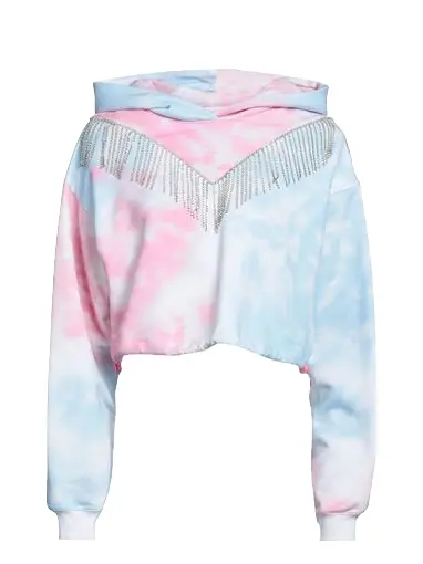 CHIARA FERRAGNI French Terry Embellished Hoodie - Pink