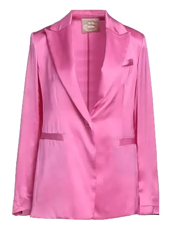 True Royal Viscose Blazer - Pink