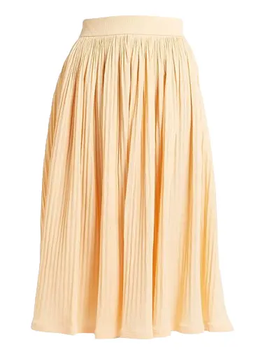 JIL SANDER Midi Flared Skirt - Orange