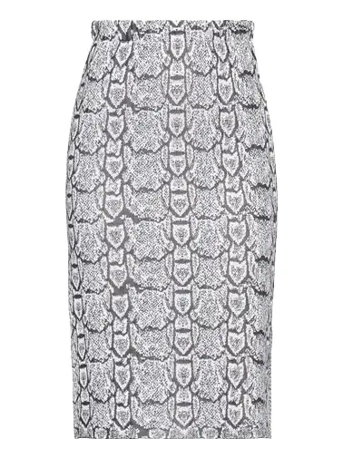 NEERA 20.52 Midi Flared Skirt - White
