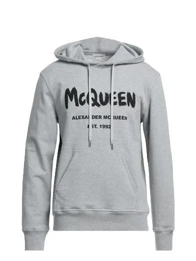 Alexander McQueen Cotton Fleece Sweatshirt - Grey