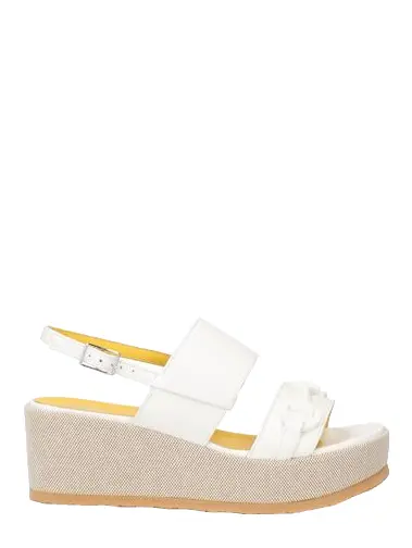 CALPIERRE Sandals Soft Leather - White