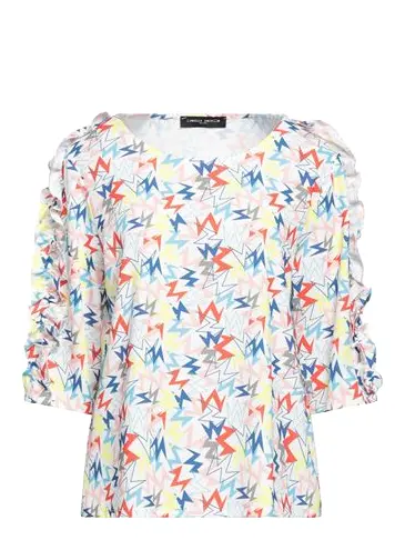 FRANKIE MORELLO Geometric-print Top - White